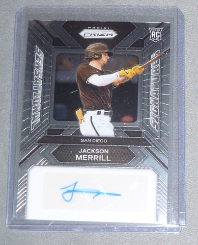 Jackson Merrill (RC) Auto #SS-JM Sensational Signatures Rookie ...