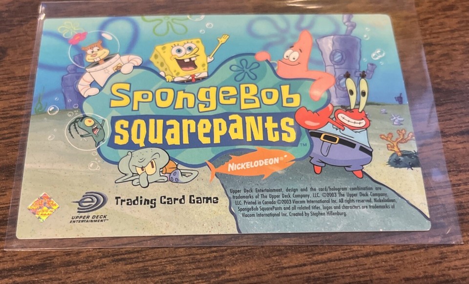 2003 UD Patrick AA-035 SpongeBob Aquatic Amigos 1st First Edition Gold ...