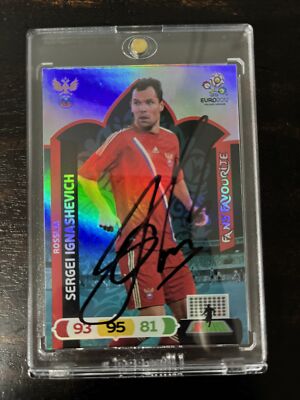 SERGEI IGNASHEVICH RUSSIA AUTOGRAMM AUTOGRAPH EM 2012 BRASIL no Topps ...