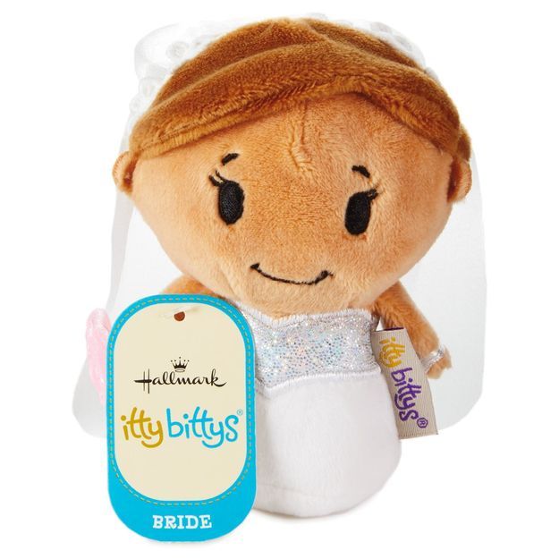 Bride Hallmark itty bittys Wedding Plush - Bridal Shower Wedding Dress ...