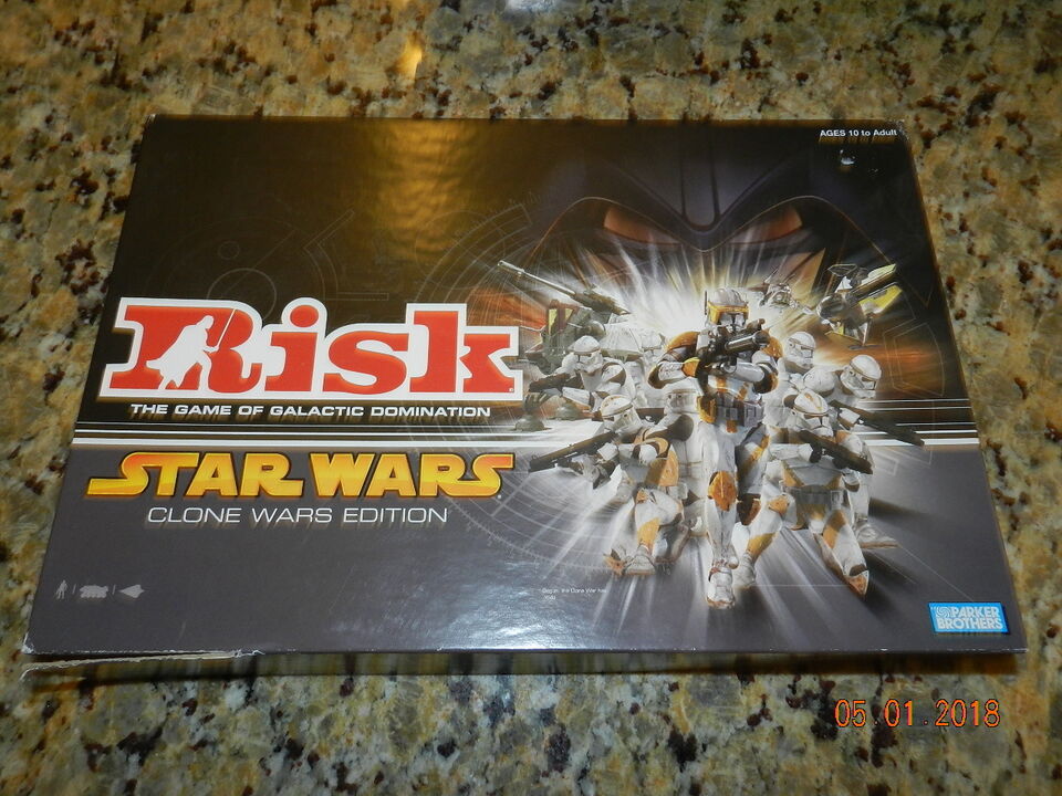 Star Wars RISK Board Game Clone Wars Edition Nice | eBay