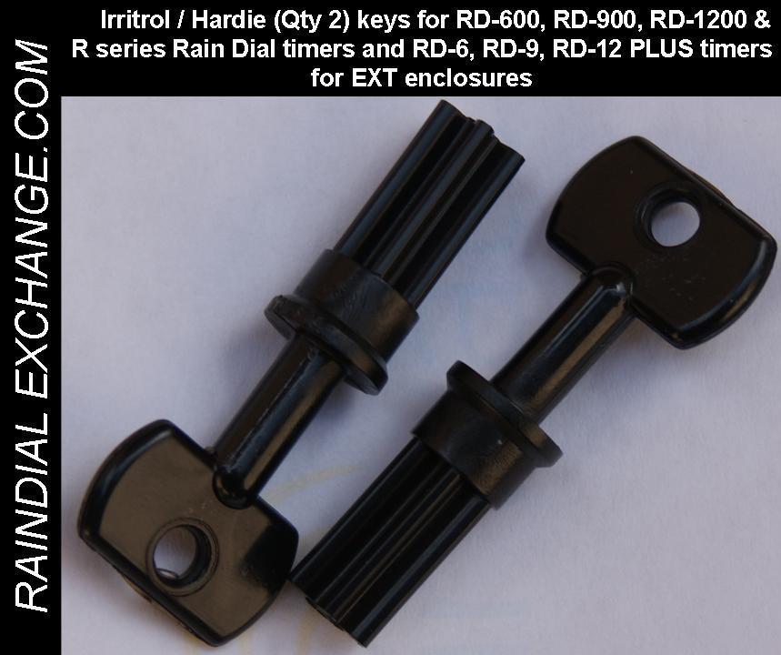 NEW Irritrol / Hardie Rain Dial exterior keys (Qty 2) RD-600, RD-900 ...
