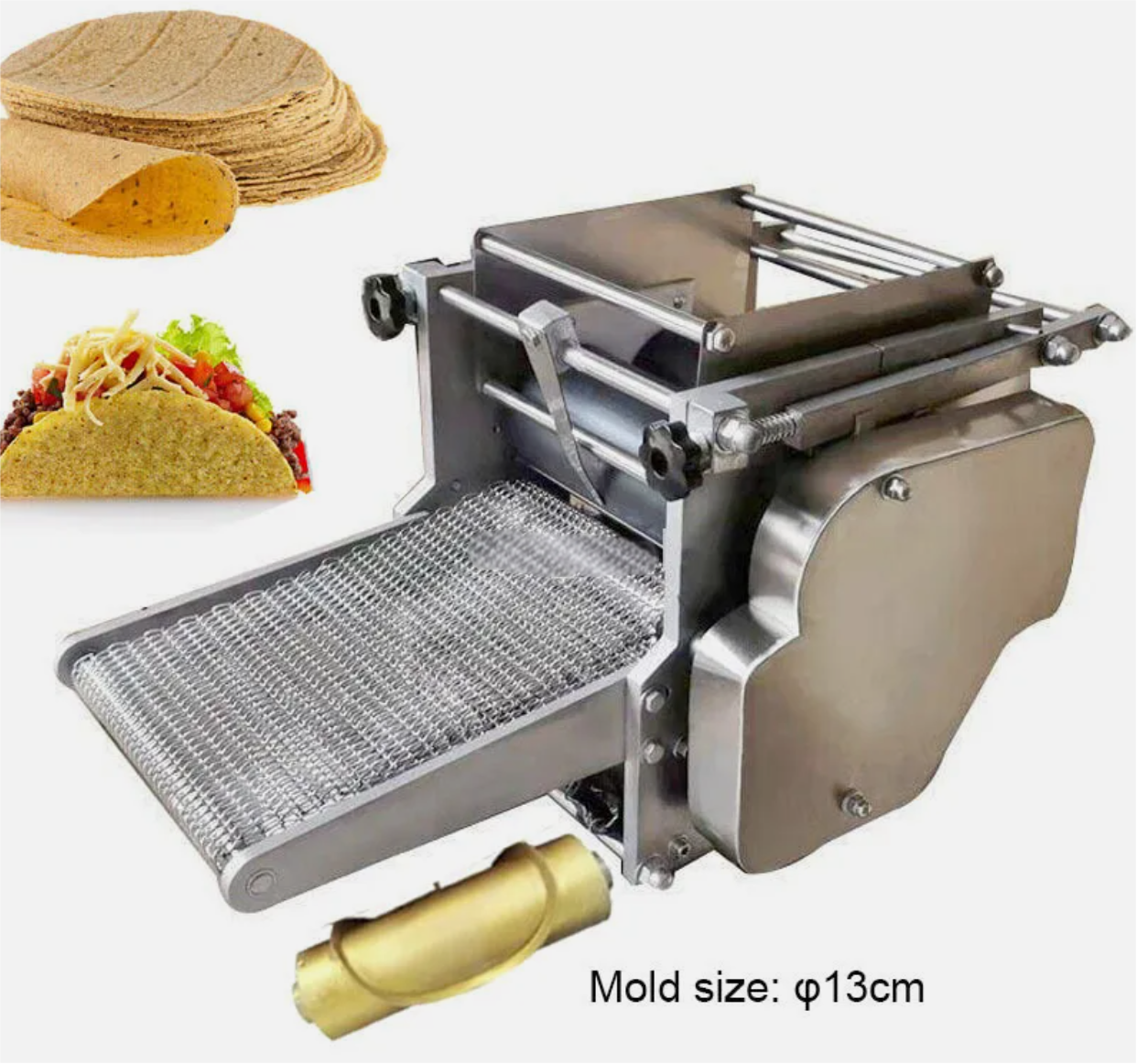 Commercial Corn Tortilla Making Machine Tacos Maker Automatic Chapatti ...