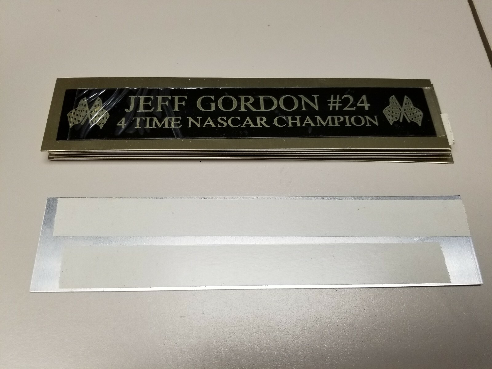 Jeff Gordon #24 4 Time Nascar Champion Nameplate NEW | eBay