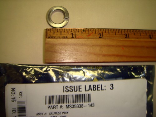 New MS35338-143 Stainless Steele Military Split Lockwashers (QTY 114 ...