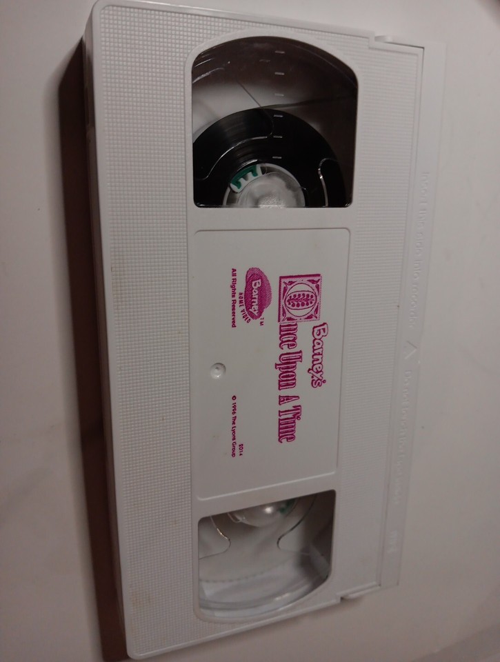 Barney - Once Upon a Time VHS (1996, Storytelling Rapunzel, Goldilocks ...