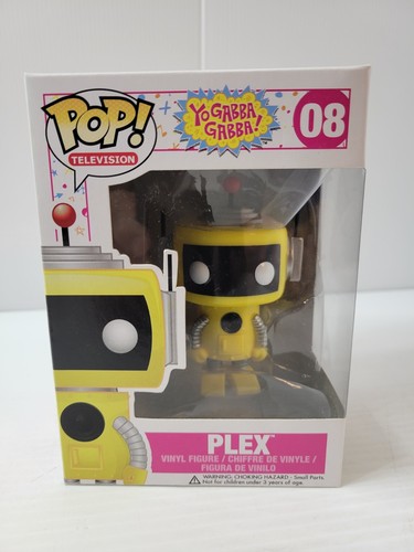 Funko Pop! Vinyl Yo Gabba Gabba! Plex Robot 08 Retired Rare Vaulted ...