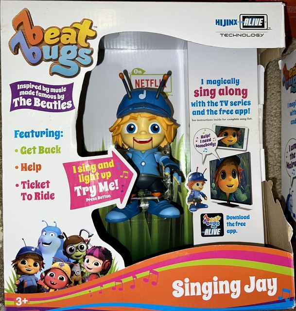 Beat Bugs Sings 6 Inch Action Figure Singing Buzz Lights up Interactive ...
