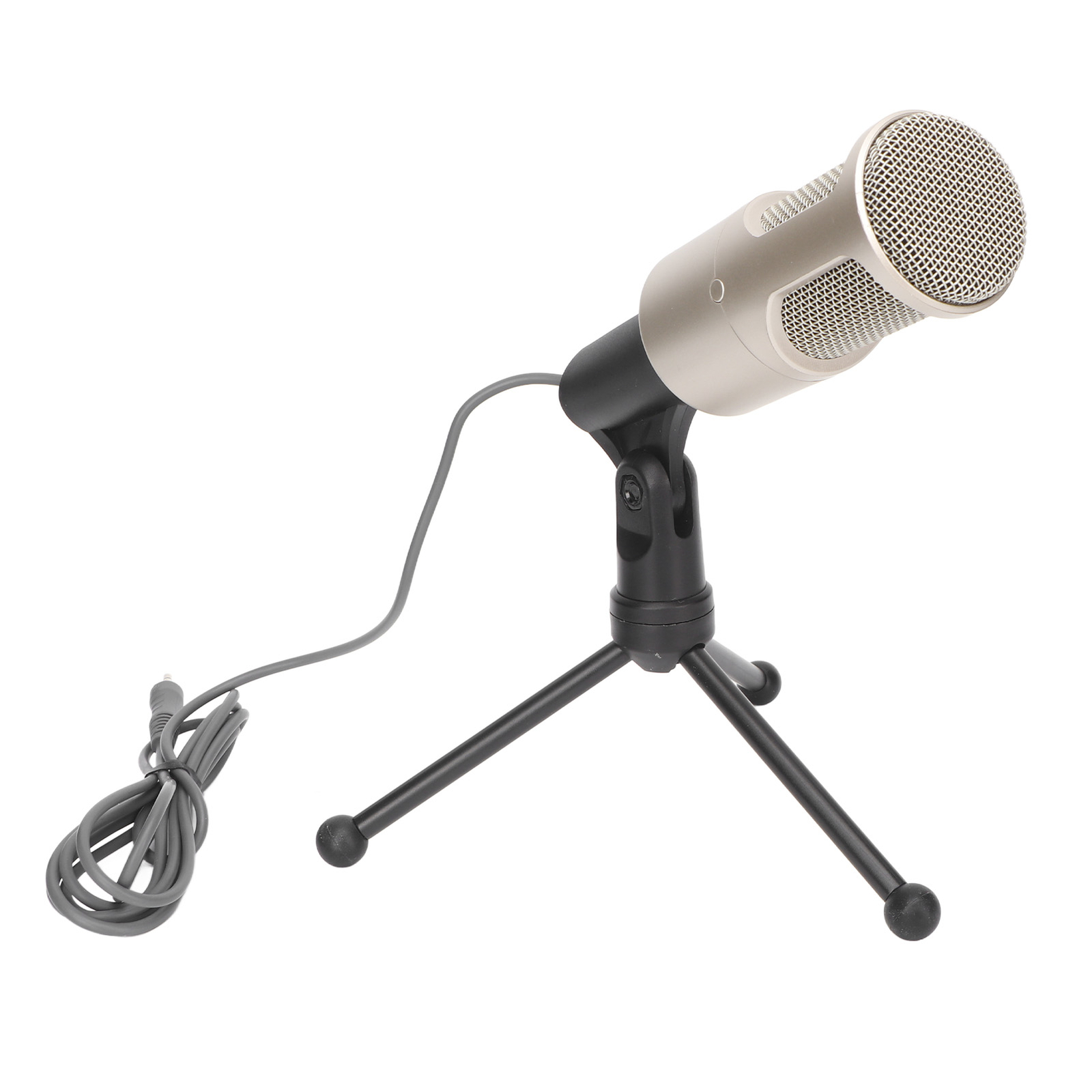 3.5mm PC Mic Gaming Computer Mic With Mic Stand For Vocals For Skype ...