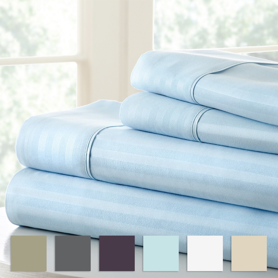 So Soft Collection By Kaycie Gray 4PC Sheets Set Easy Care + Deep ...