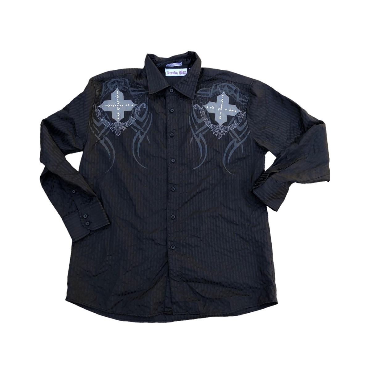 Jeweled Cross Shirts Rhinestone Cross Long Sleeves T Shirt For Juniors