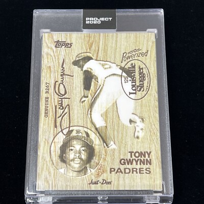 Topps Project 2020 #180 Tony Gwynn by Don C Crawley Card w/ Box Padres ...