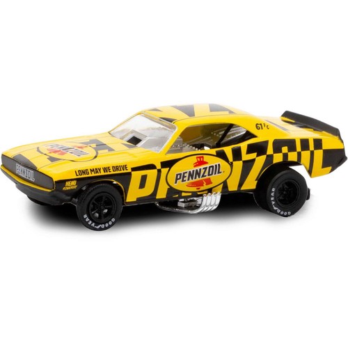 1/64 M2 Machines 1971 DODGE CHALLENGER FUNNY CAR Diecast Model Car ...