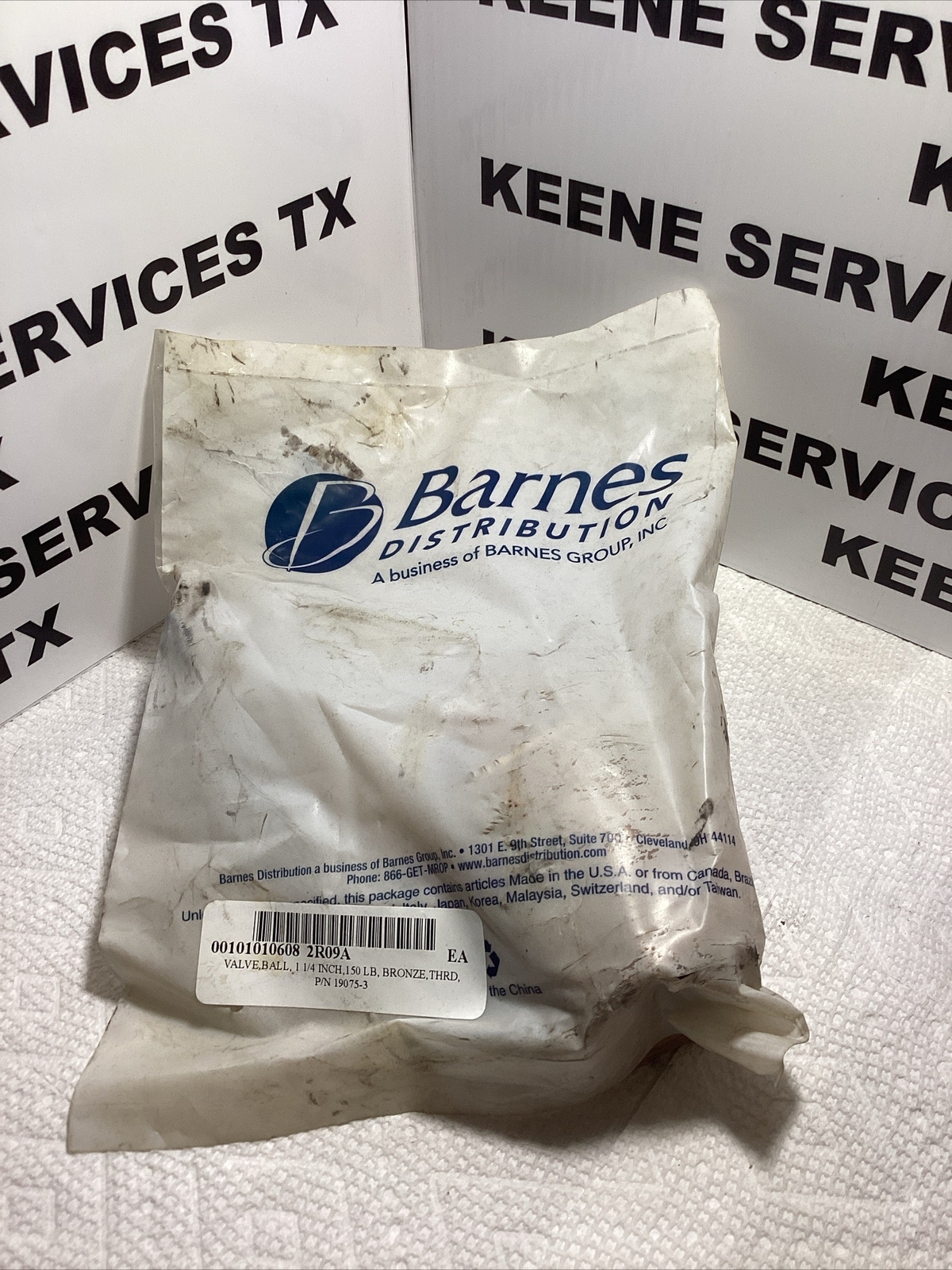 Barnes Bronze 1-1/4” Ball Valve 150lb, 19075-3 | eBay