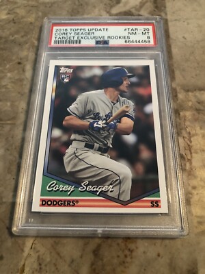 2016 Topps Update Target Exclusive Rookies Corey Seager Rookie Card PSA ...