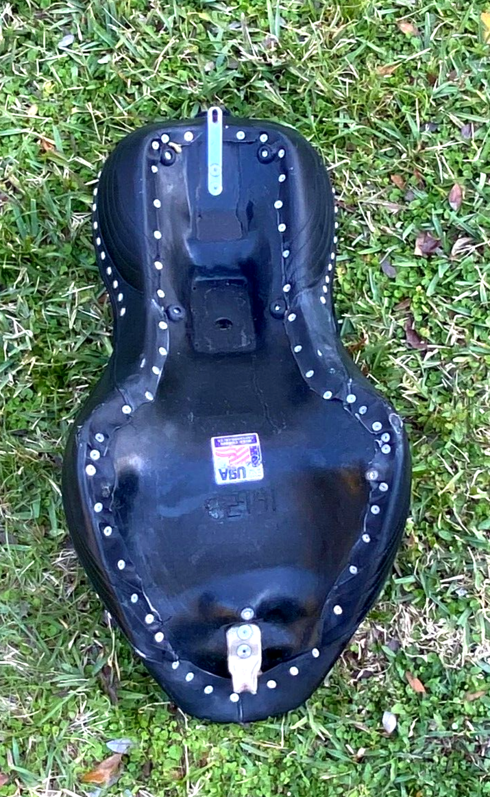 Corbin Leather Dual Touring Saddle 161 2B Studs Harley Softail 1984-99 ...
