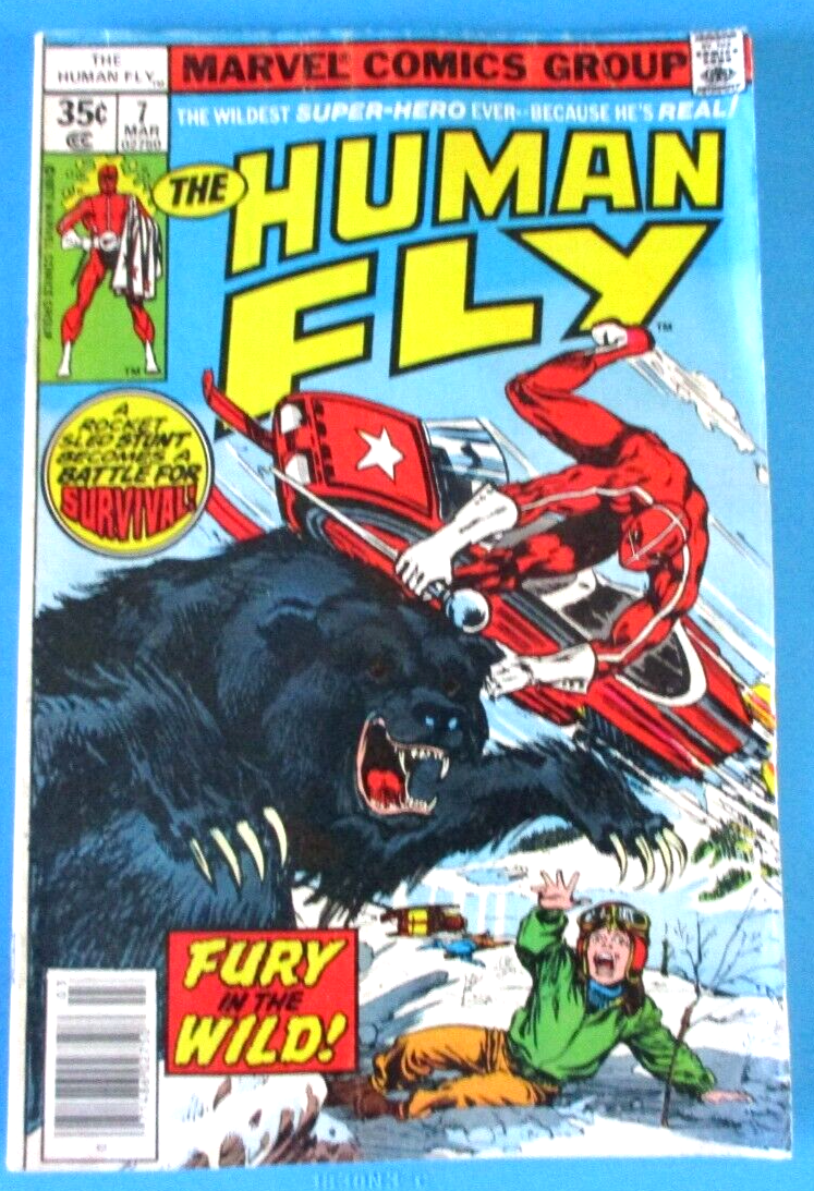 Vintage! The Human Fly! Comic Book! Vol. 1 ~ # 7 ~March 1978 Marvel ...