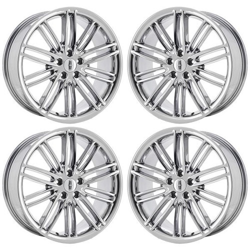 20" LINCOLN MKT PVD BRIGHT CHROME-C WHEELS RIMS FACTORY OEM 3937 2013 ...