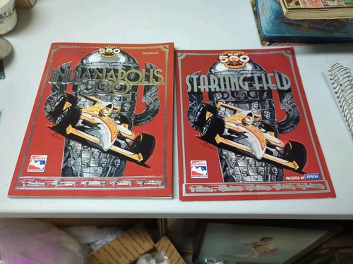 1998 Indianapolis 500 Program W/Starting Field Poster Presented By ...