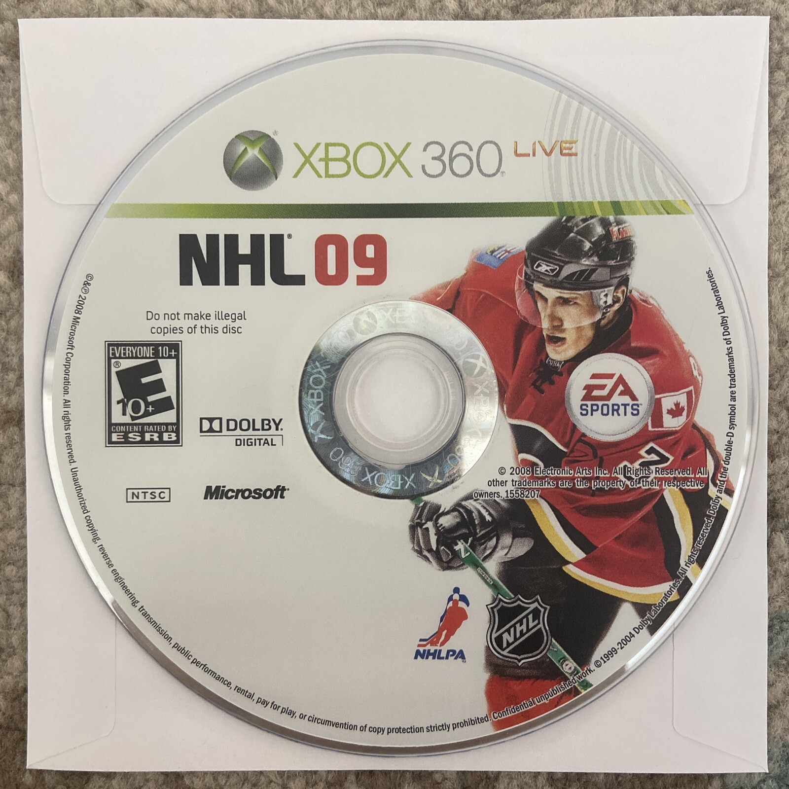 🔥NHL 09 Hockey (Xbox 360) VG Disc Only! See Description | eBay