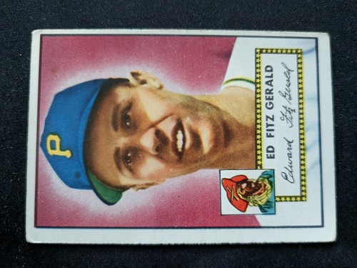 1952 Topps Baseball Card # 236 Ed Fitz Gerald - Pittsburgh Pirates (VG ...