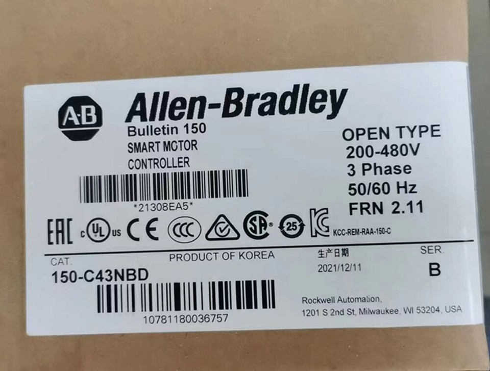 New Allen-Bradley 150-C43NBD SMC-3 Smart Motor Controller 150C43NBD | eBay