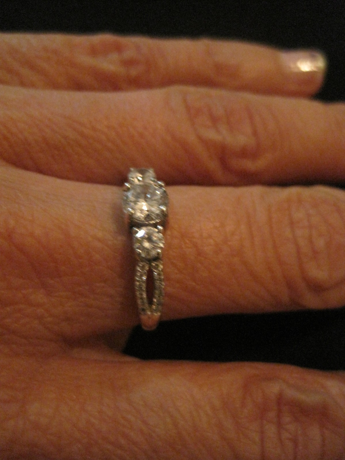 925 Sterling Silver Cubic Zirconia Ring Size 8 ~ 2.36 Grams Signed IBB ...