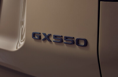 GENUINE NEW OEM GLOSS BLACK LEXUS GX 550 BLACK OUT EMBELM OVERLAY PT948 ...