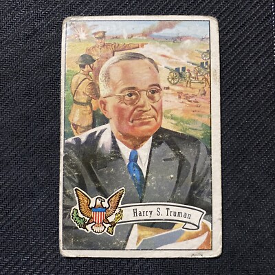 1956 Topps U.S. Presidents #35 Harry S. Truman | eBay