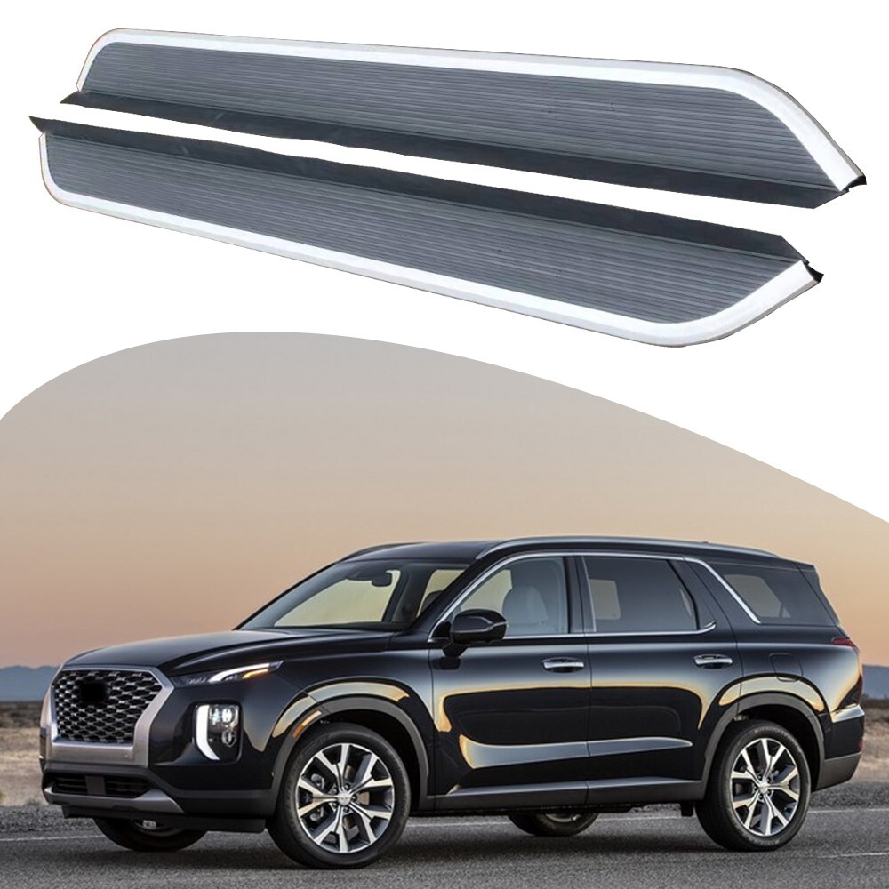 2pcs Fits for Hyundai Palisade 2019-2023 Fixed Side Step Running Board ...