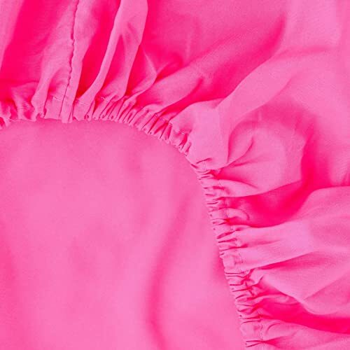 Hot Pink Queen Fitted Sheet Onlyultra Soft And Wrinkle Fitted Bottom ...