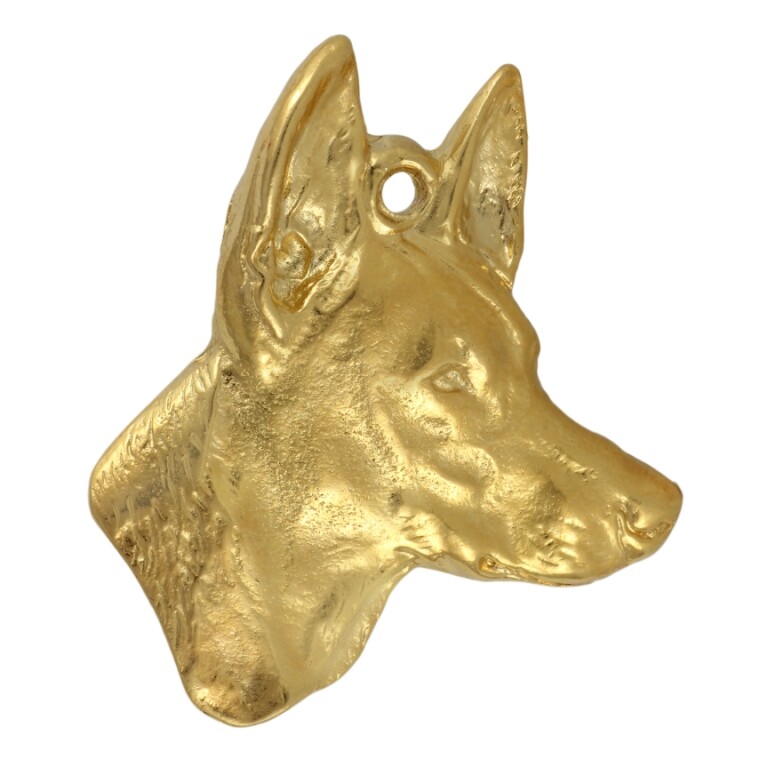 Pharaoh Hound, Kelb tal-Fenek - Dog necklace, gold-plated pendant for ...