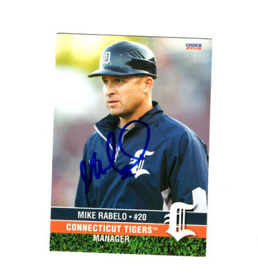 MIke Rabelo 2016 Connecticut Tigers auto signed team set rookie card | eBay