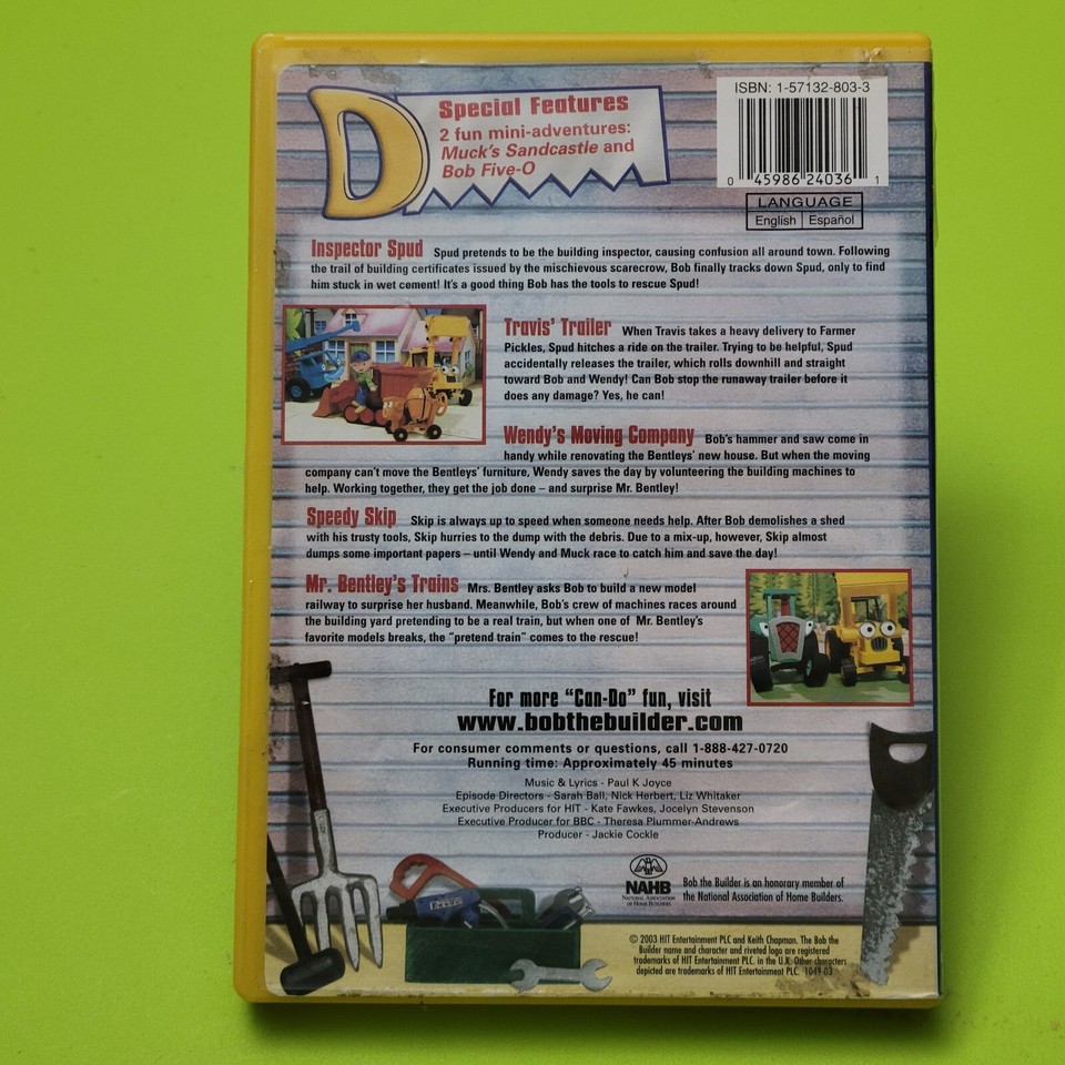 Bob the Builder - Tool Power (DVD, 2003)— 📀 45986240361 | eBay