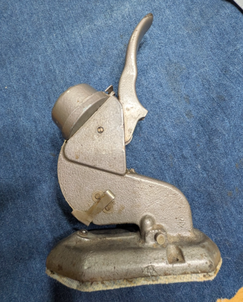 Vtg Bates Eyelets Automatic Eyeleter Hand Press Punch Press Tool | eBay