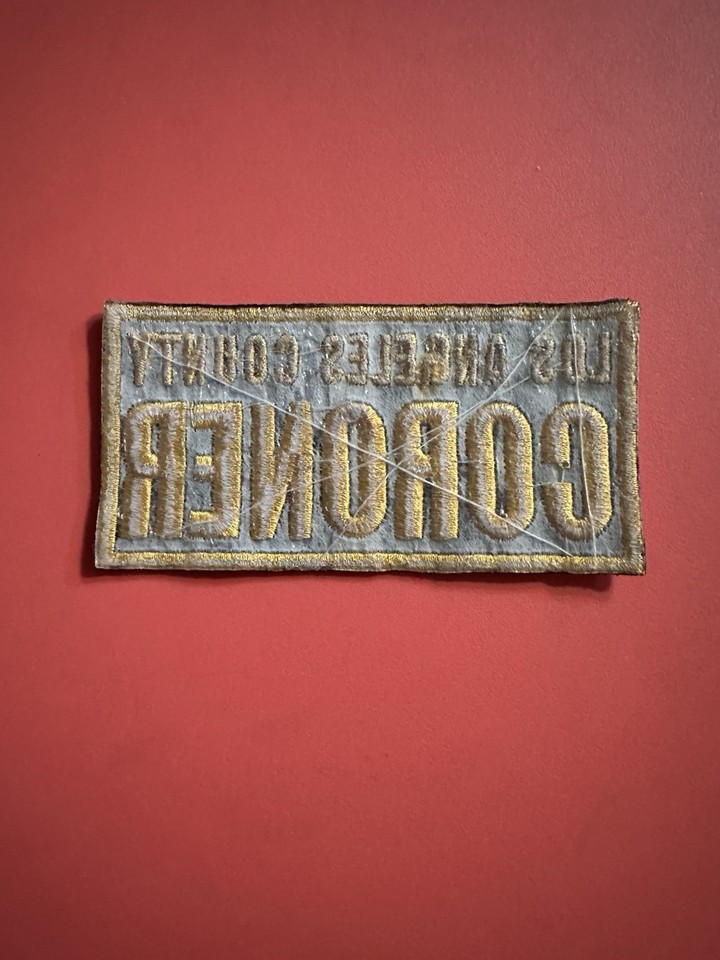 Los Angeles County Medical Examiner Coroner Patch | eBay