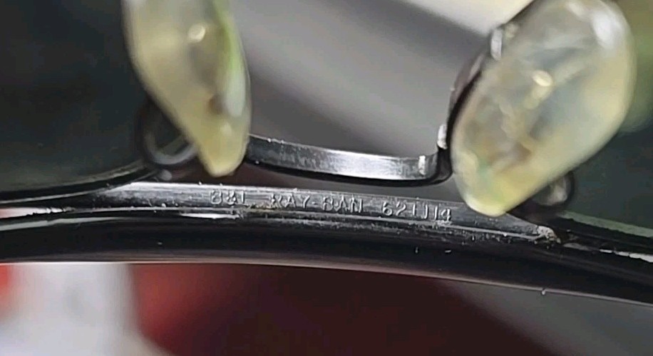 Ray-Ban OUTDOORSMAN II L2114 Black Aviator Sunglasses 62-14 w/Case | eBay