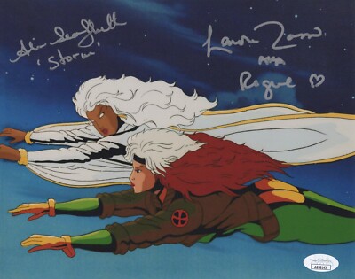 X-Men- Alison Sealy-Smith & Lenore Zann signed Storm & Rogue 8x10 photo ...