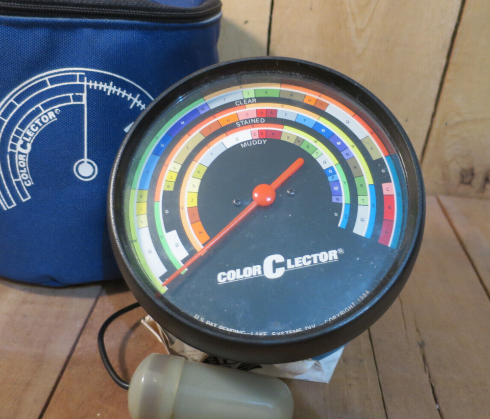 Vintage Color Clector Fishing Lure Color Selector Lake Systems Division ...