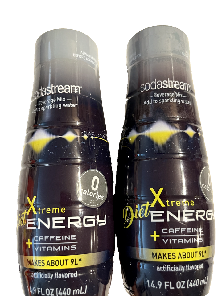 SodaStream Xtreme Energy Drinks Mix Caffeine Vitamins Beverages 14.9oz ...