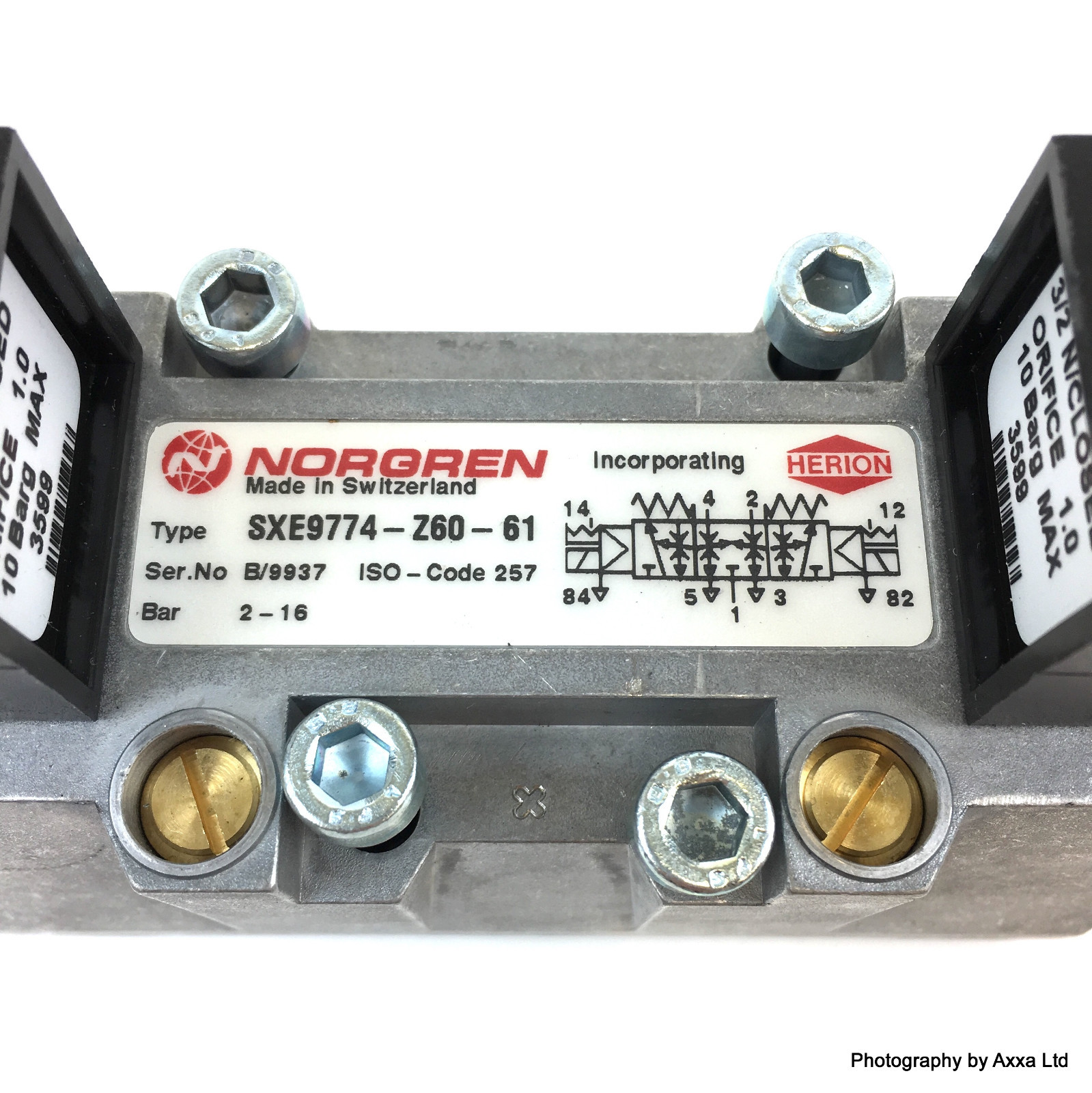 Solenoid ISO Star Valve SXE9774-Z60-61 Norgren V10633-A13 SXE9774Z6061 ...
