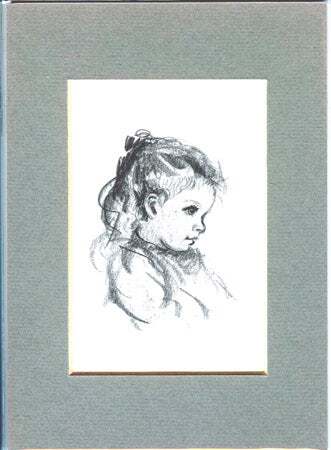 FROM TASHA TUDOR'S SKETCHBOOK STUDY OF EFNER AS A YOUNG GIRL / 1st ...