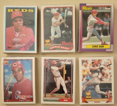 1988 - 1993 TOPPS BASEBALL CINCINNATI REDS TEAM SETS- CHOOSE YOUR YEAR ...
