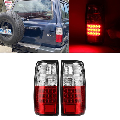 Pair LH+RH Tail Light Rear Lamp LED For Toyota Landcruiser 80 Series 90 ...