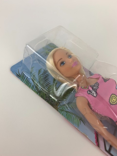 Mattel First Barbie- Blonde Hair with Pink Dress and Blue Dress FJF16 ...