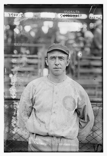 Dick Rudolph,Boston NL,baseball,Richard Rudolph,1916,MLB,Pitcher,sports ...