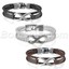 Classical Love Infinity Symbol Multilayer Leather Men Women Bracelet ...