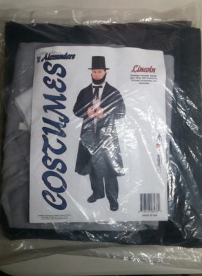 Alexanders President Abraham Lincoln Costume Large Deluxe Mens Honest ...