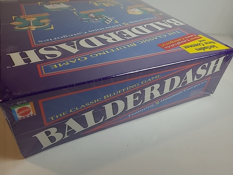 Balderdash Board Game - the Classic Bluffing Game Mattel 2003 - Brand ...