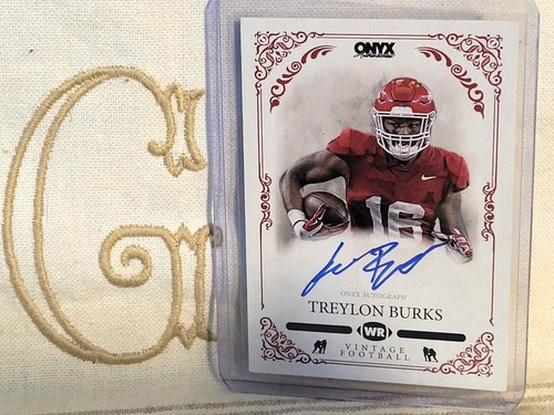 Treylon Burks, Titans/Commanders, 2022 Onyx Vintage Football Blue on ...